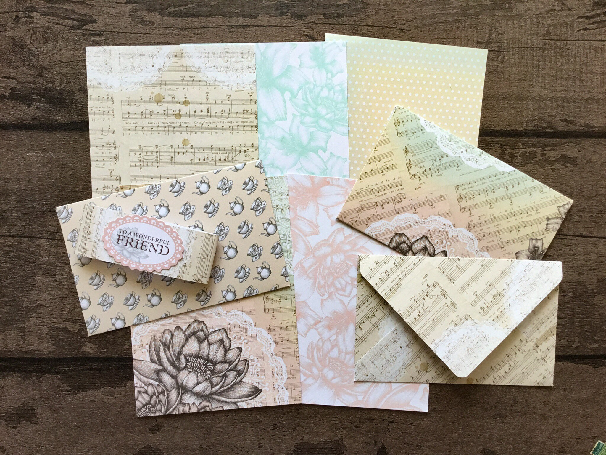 Pack of 50 Ephemera Paper Envelope Lace Stamps. Junk - Etsy