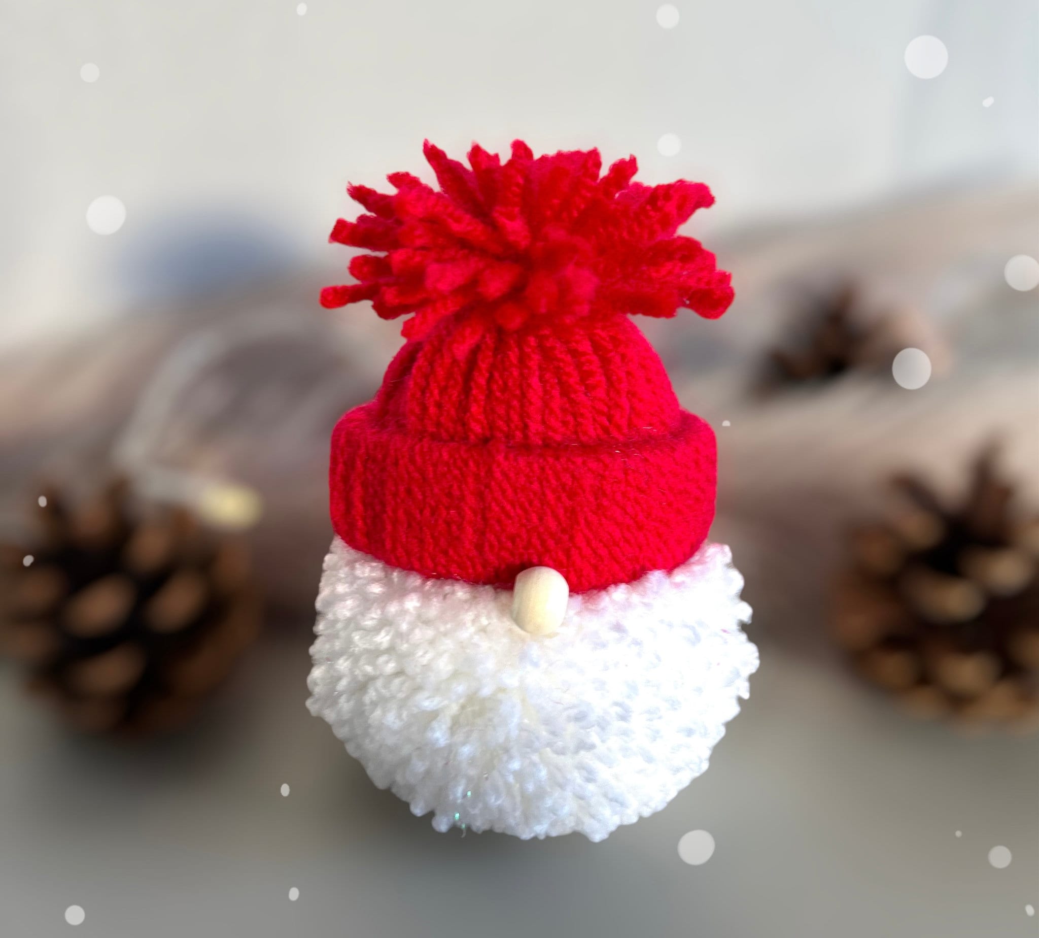 Handmade Cute Christmas Pom Pom Gnomes - Etsy UK