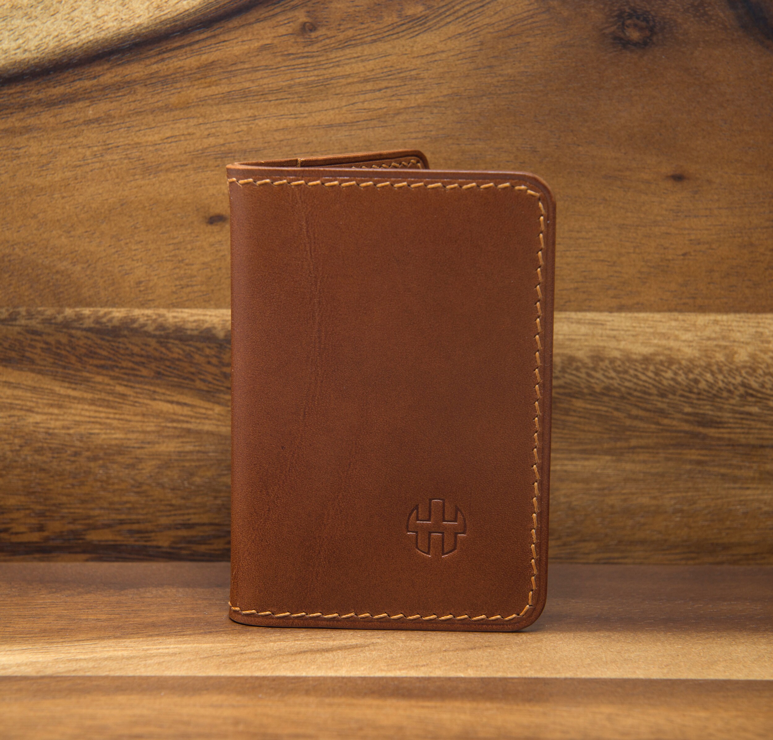 Handmade Leather Card Wallet - Etsy UK