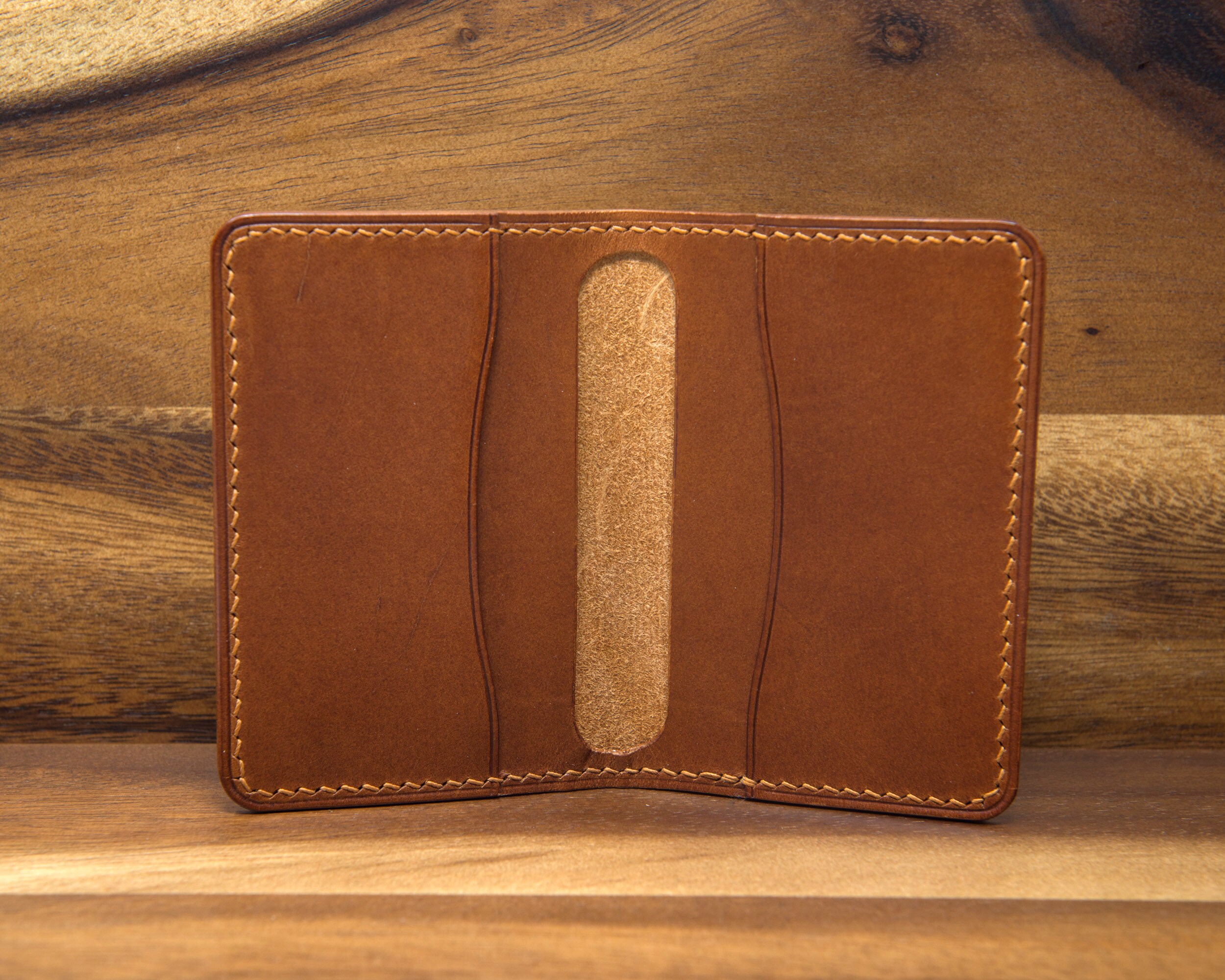 Handmade Leather Card Wallet | Etsy