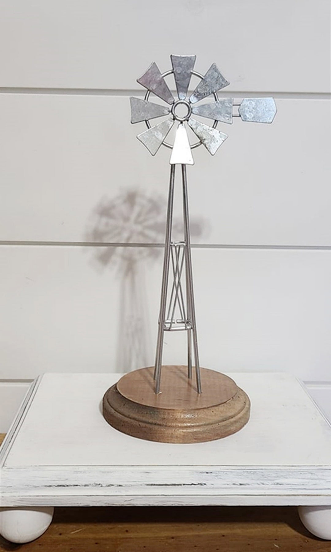 Tabletop Windmill | Tiered Tray Windmill | Desktop Windmill | Farmhouse ...