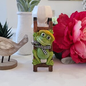 Flower Pot Hugger Tiered Tray Frog Decor Garden Planter Ornaments - Etsy