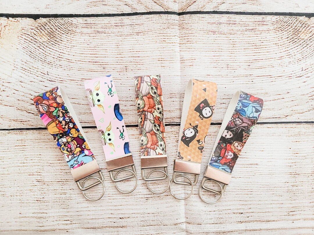 Faux Leather Key Fob, Faux Leather Key Chain-4 Inch Key Chain - Etsy