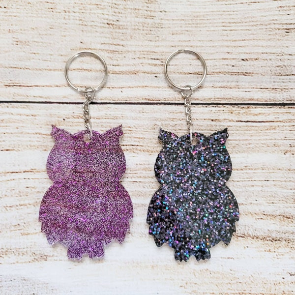 Owl Keychain - Etsy