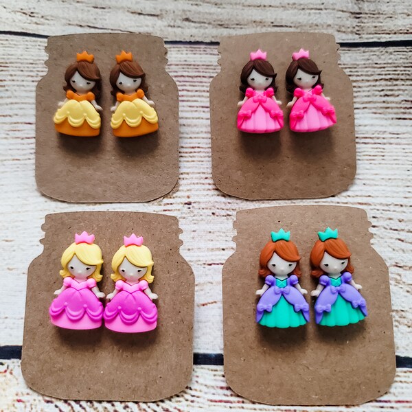 Princess Earrings - Etsy