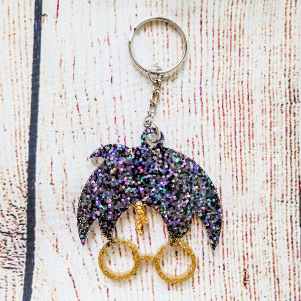 Wizard Keychain - Etsy