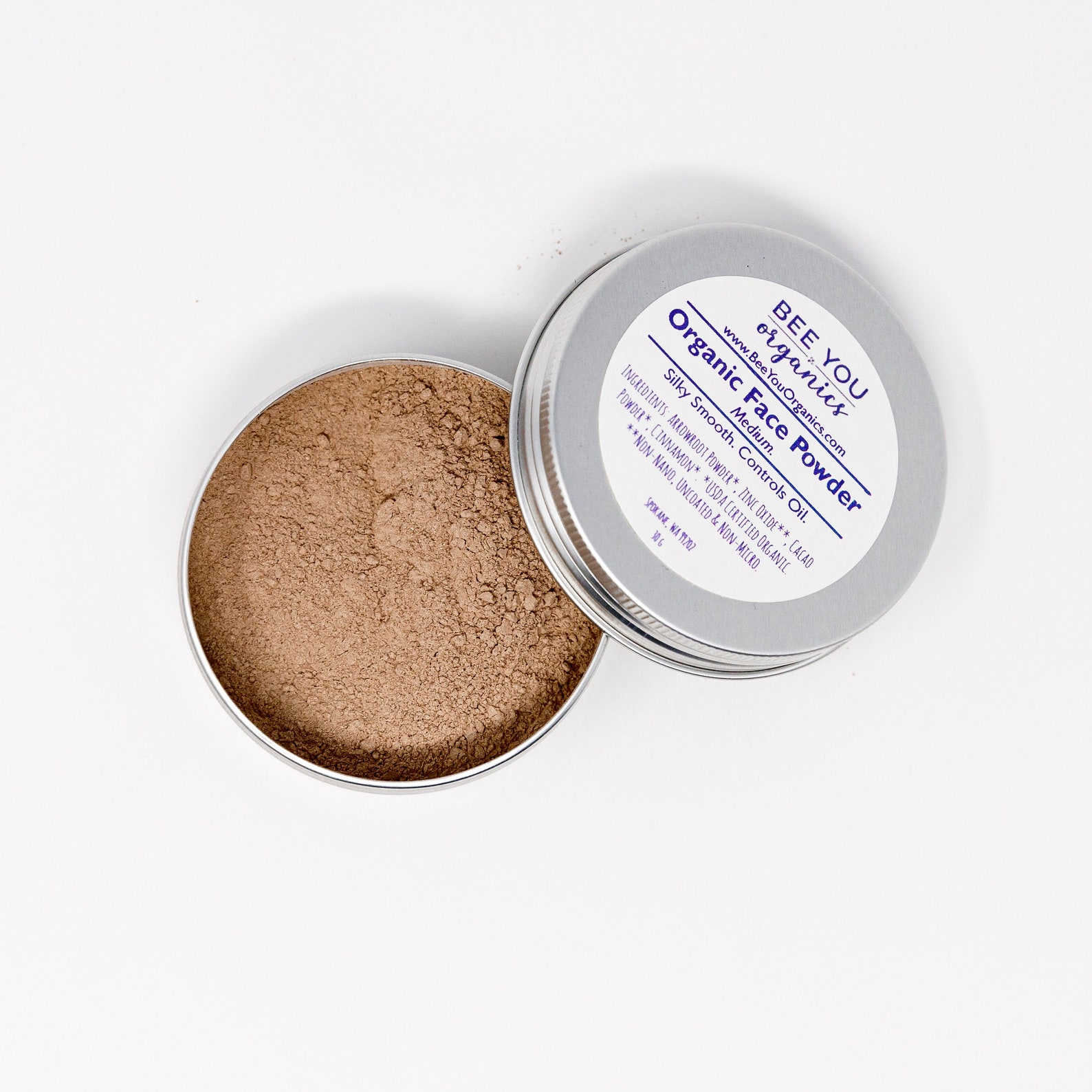 Organic Face Powder Zero Waste Makeup Foundation Safe for Sensitve Skin ...