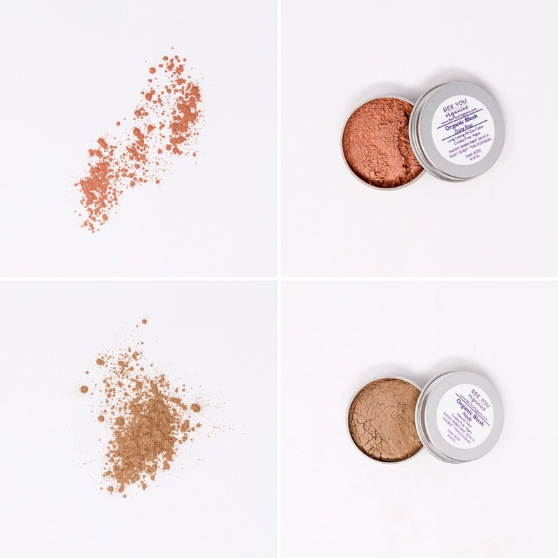 Organic Natural Blush Zero Waste Makeup Food Grade Plant | Etsy