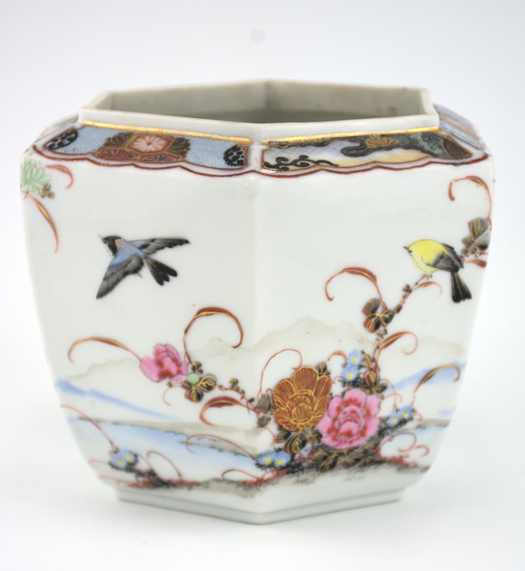 Antique Hand-painted Square Vase Japanese - Etsy