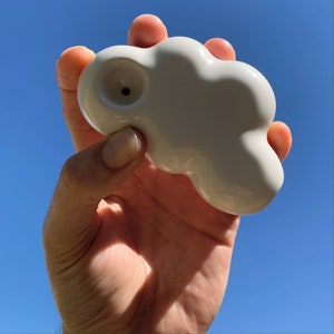 Evie Ceramic Cloud Pipe Handmade Gift - Etsy