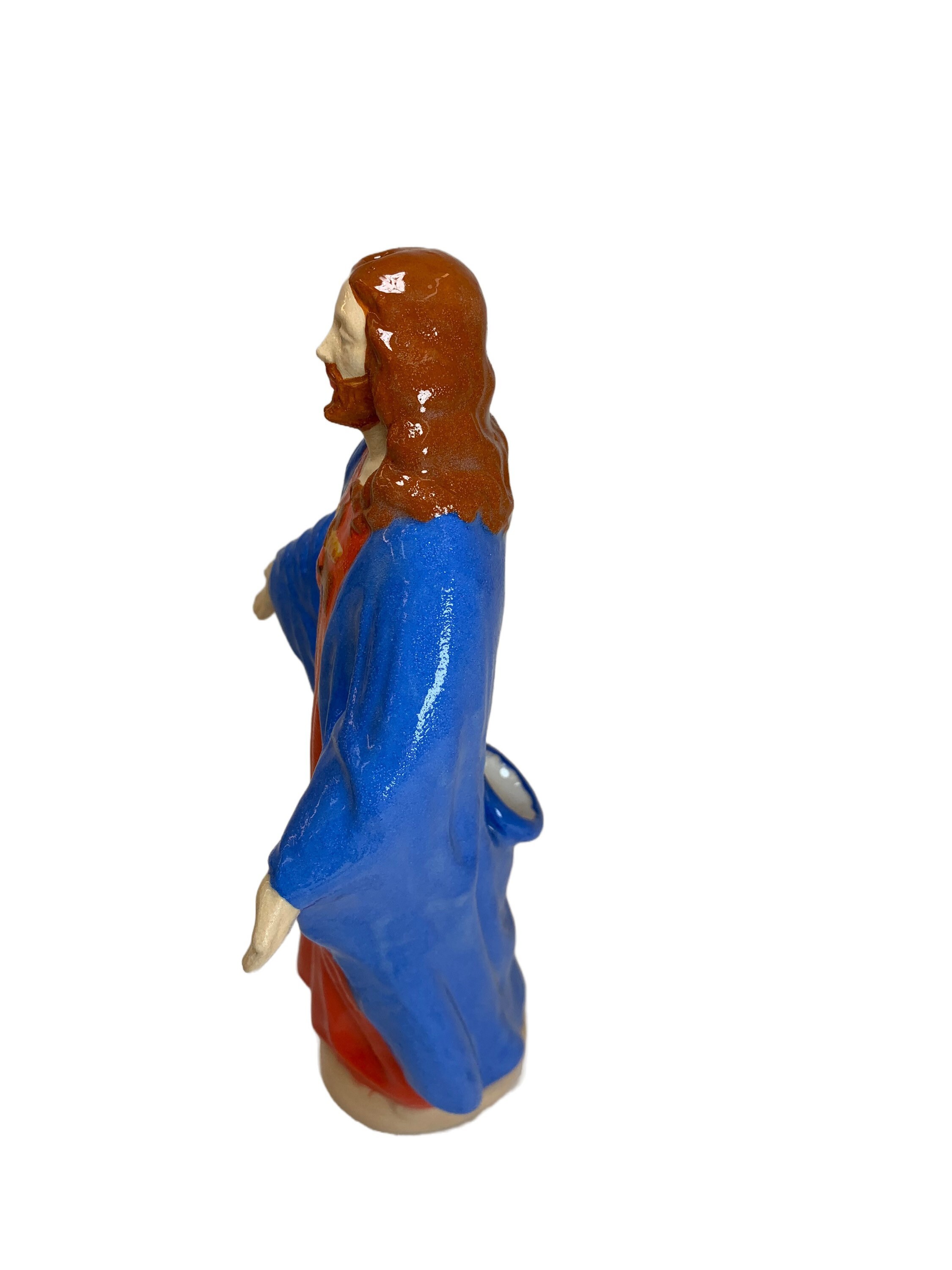 Glowing Ceramic Jesus Pipe Statue - Etsy