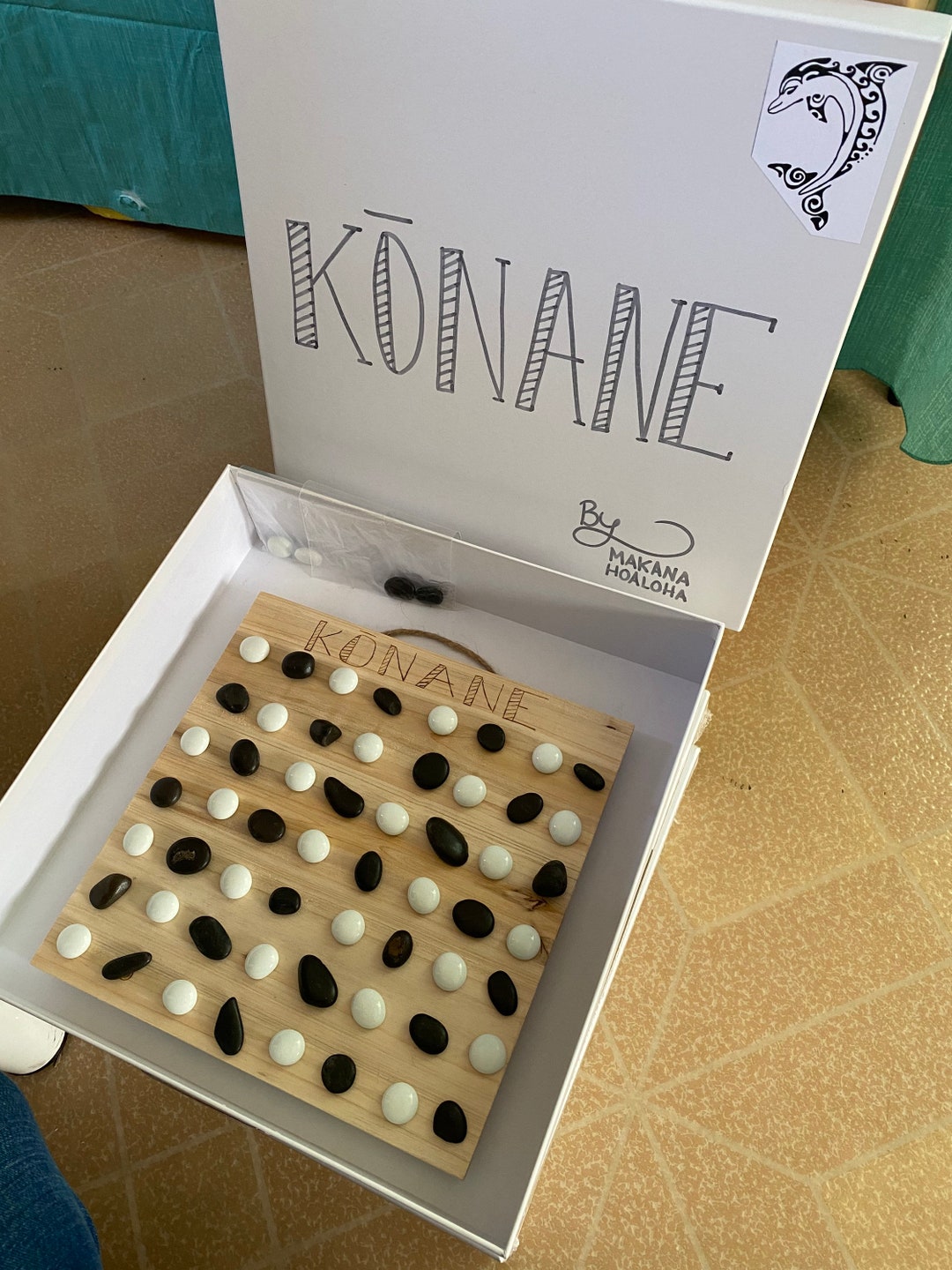 KŌNANE Authentic Hawaiian Board Game hangable - Etsy