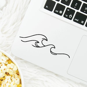 Wave Decal, Wave Sticker, Wave Car Decal Sticker, Wave Wall Decal, Wave ...