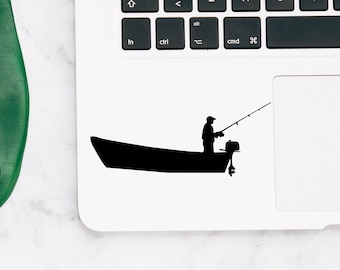 FLY FISHING, Car Sticker, Fish Gear Fishing Angling Window Bumper Boat ...