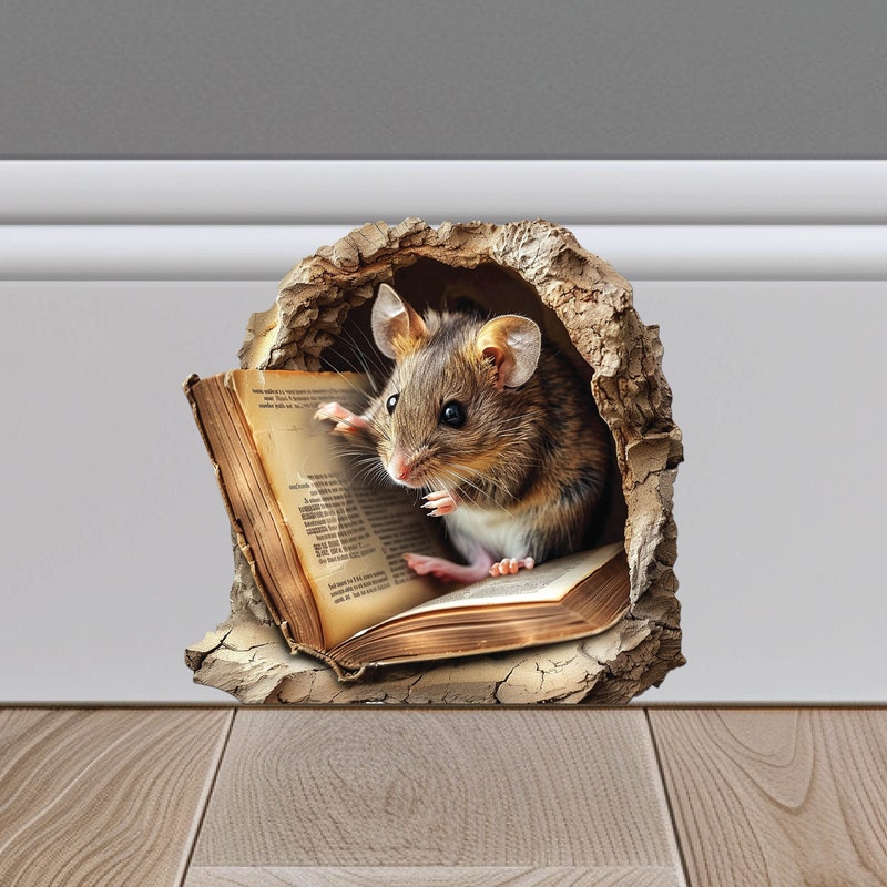 Mouse Wall Decal - Etsy