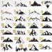 Mountain Decal, Mountain Sticker, Camper Sticker, Van Sticker, Caravan ...