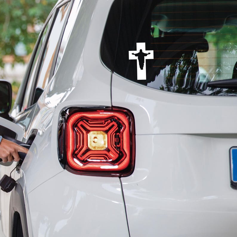 Cross Decal, Cross Sticker, Christian Cross Decal, Jesus Sticker, Cross ...