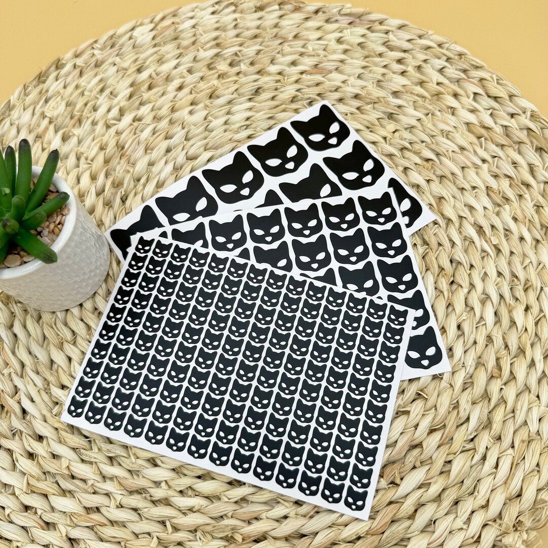 Set of Cat Decals | Cat Sticker | Cat Decal Set | Cat Vinyl Decals ...
