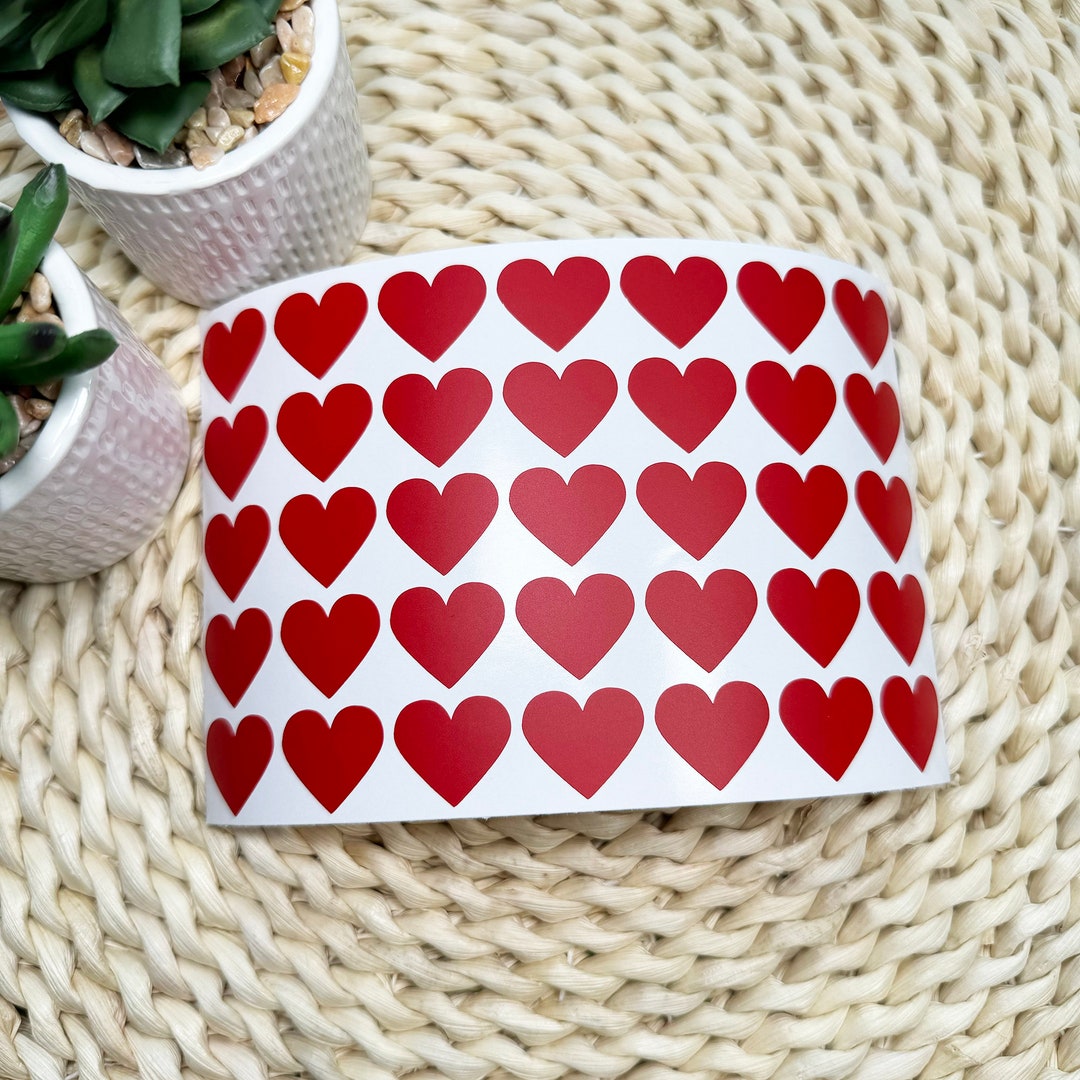 Heart Decals, Heart Vinyl Decals, Heart Stickers Bundle, Heart Vinyl ...
