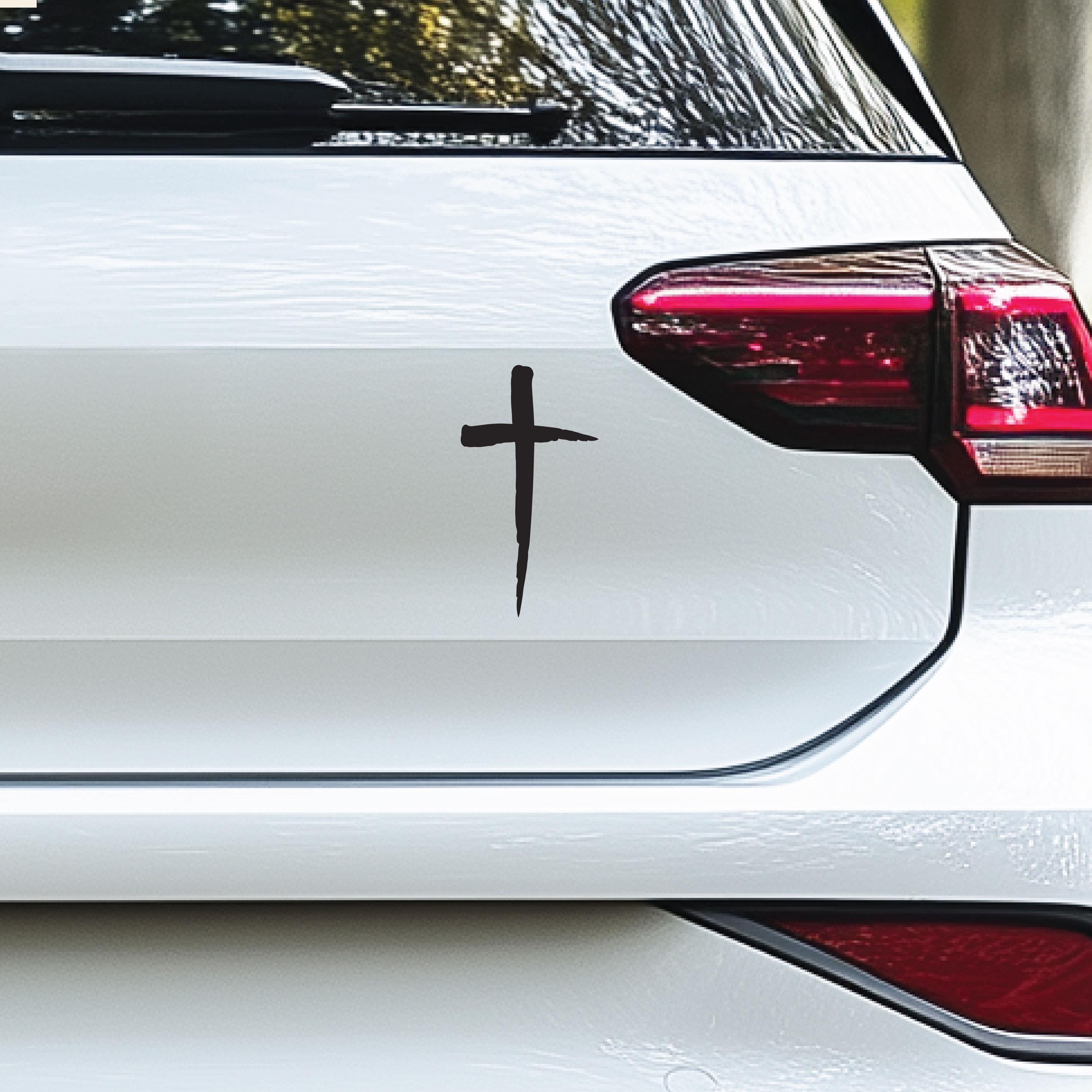 Cross Decal, Cross Sticker, Christian Cross Decal, Jesus Sticker, Cross ...