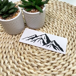 Mountain Decal, Mountain Sticker, Camper Sticker, Van Sticker, Caravan ...