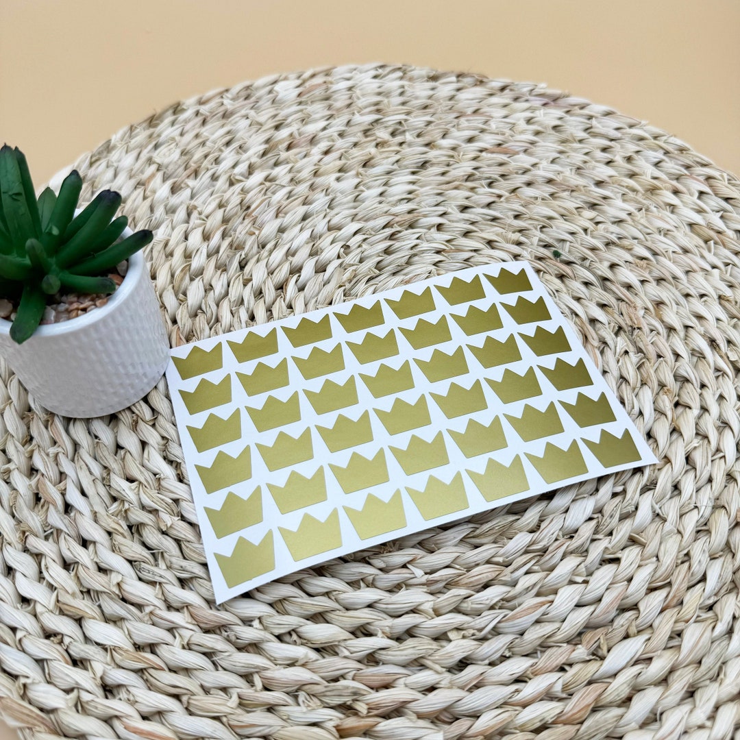 Set of 143 Crown Decals, Crown Stickers, Crown Vinyl Decal Set, Crown ...