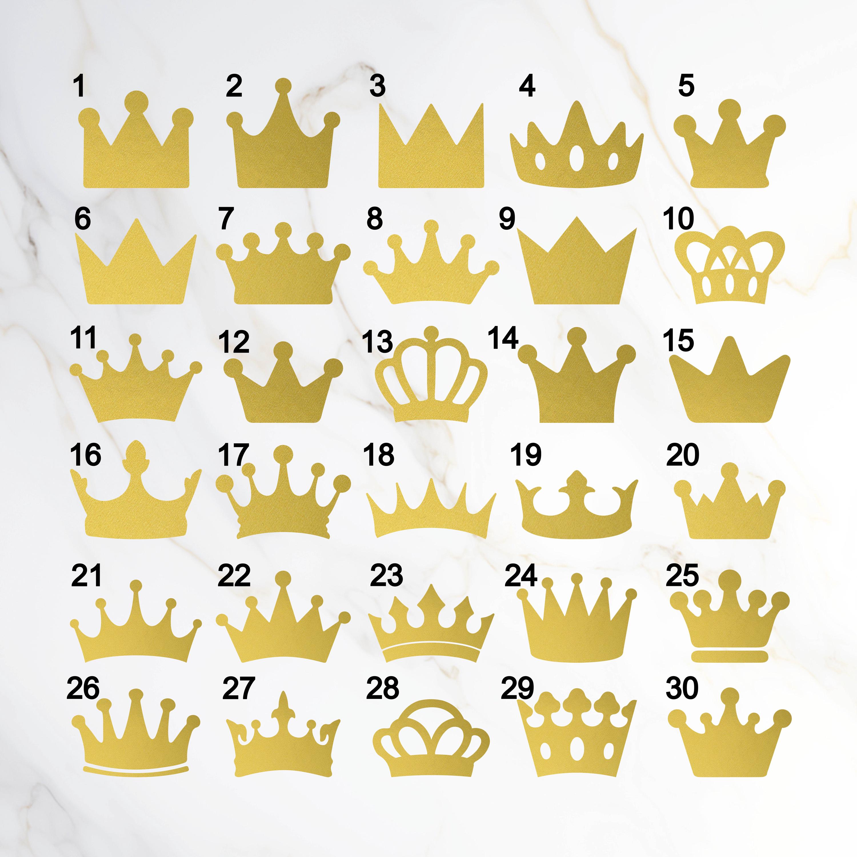 Crown Decals, Crown Stickers, Crown Vinyl Decals, Crown Vinyl Stickers ...
