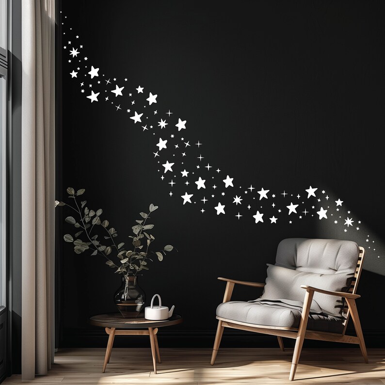 Set of 267 Wall Stars Decals, Star Stickers, Star Decals Set, Stars ...