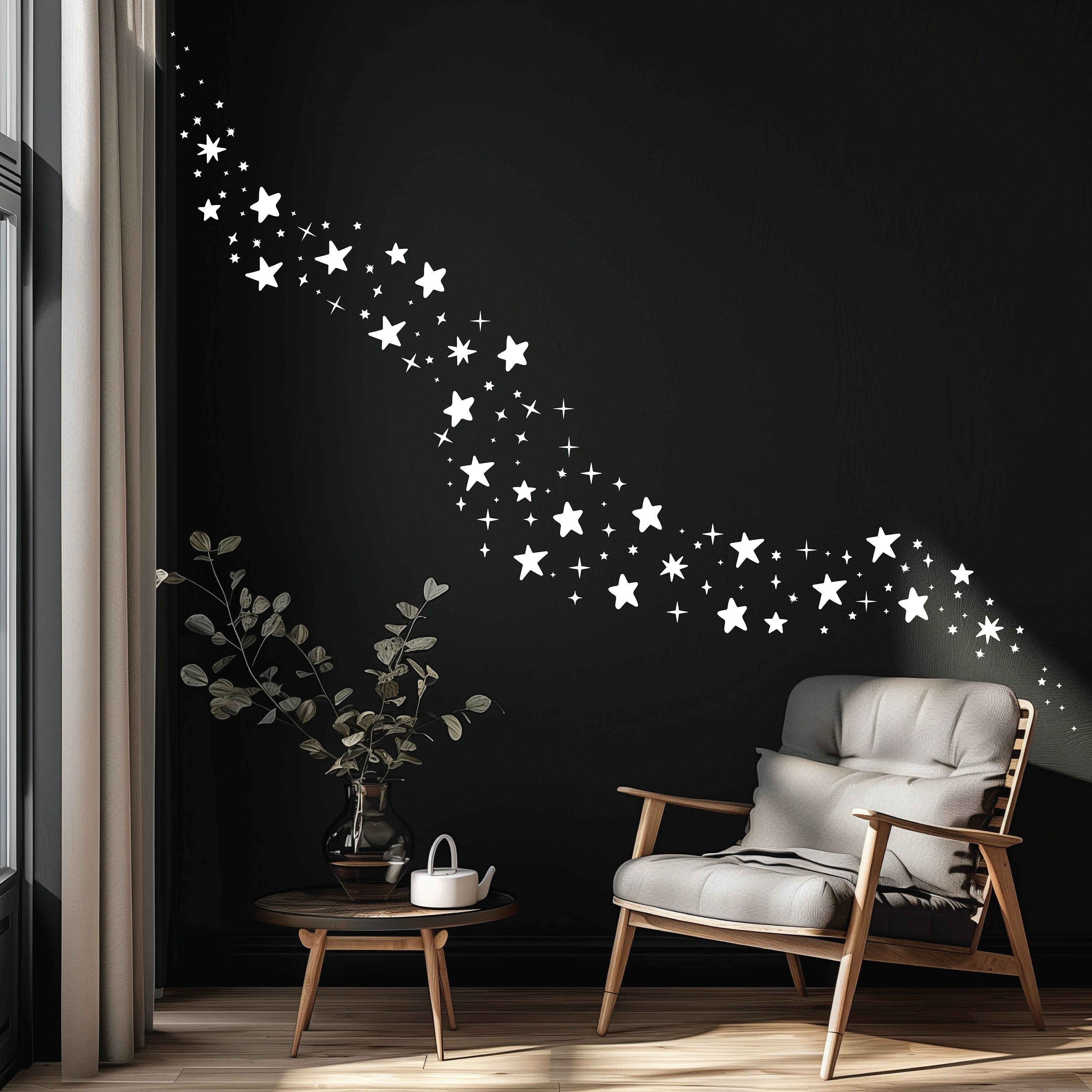 Set of 267 Wall Stars Decals, Star Stickers, Star Decals Set, Stars ...
