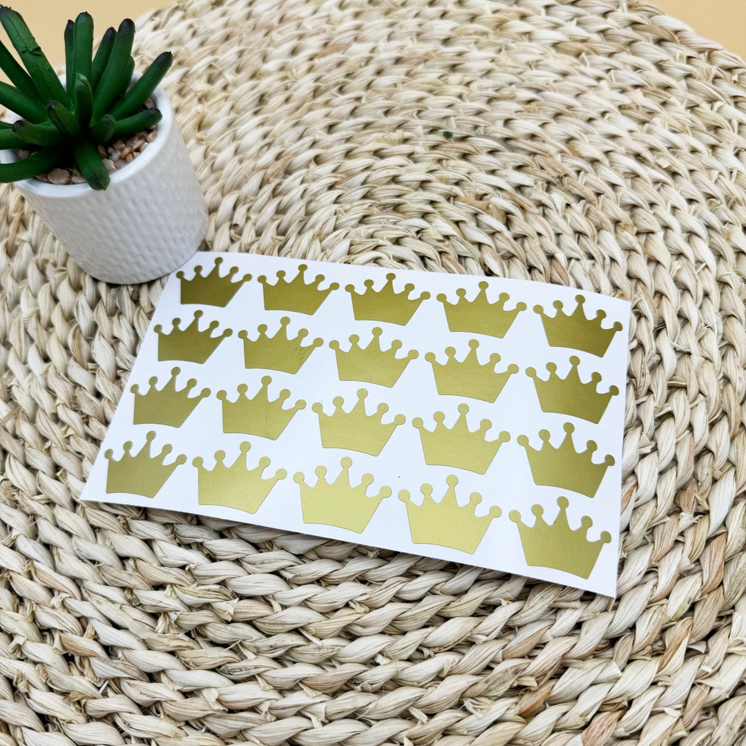 Crown Decals, Crown Stickers, Crown Vinyl Decal Set, Crown Sticker Set ...