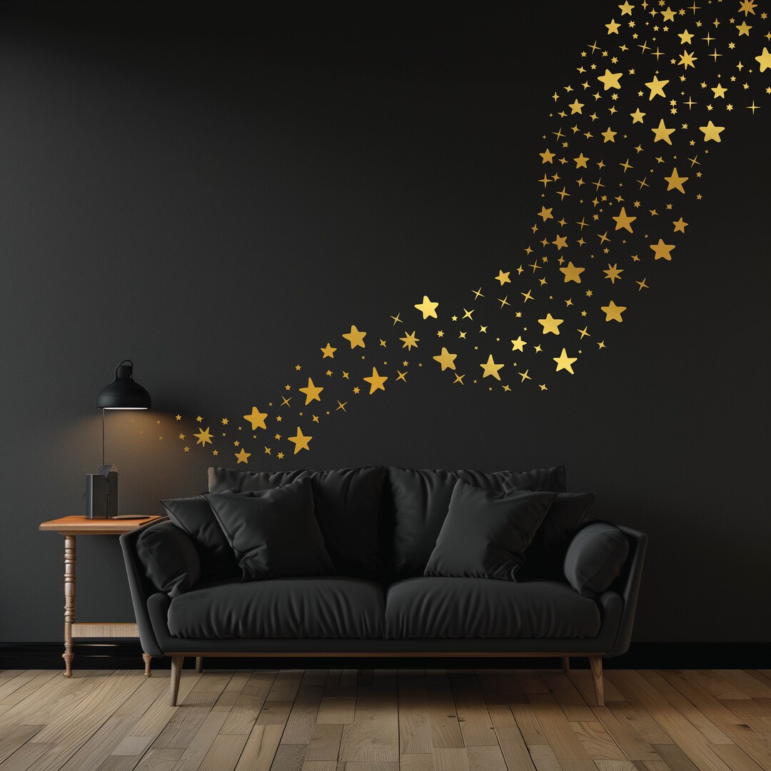 Set of 267 Wall Stars Decals, Star Stickers, Star Decals Set, Stars ...