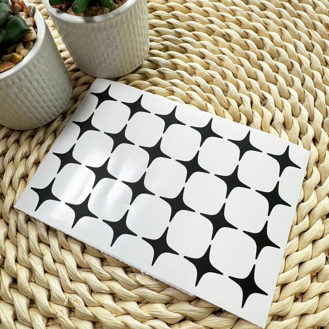 Set of Star Decals, Star Sticker, Star Decal Set, Star Vinyl Decals ...