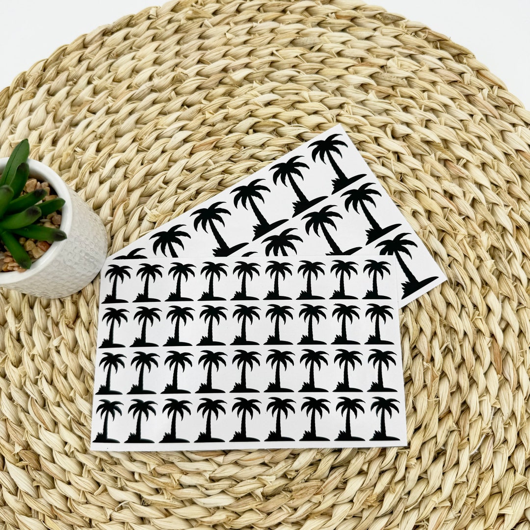 Palm Tree Decals | Palm Tree Sticker | Palm Tree Decal Set | Palm Tree ...