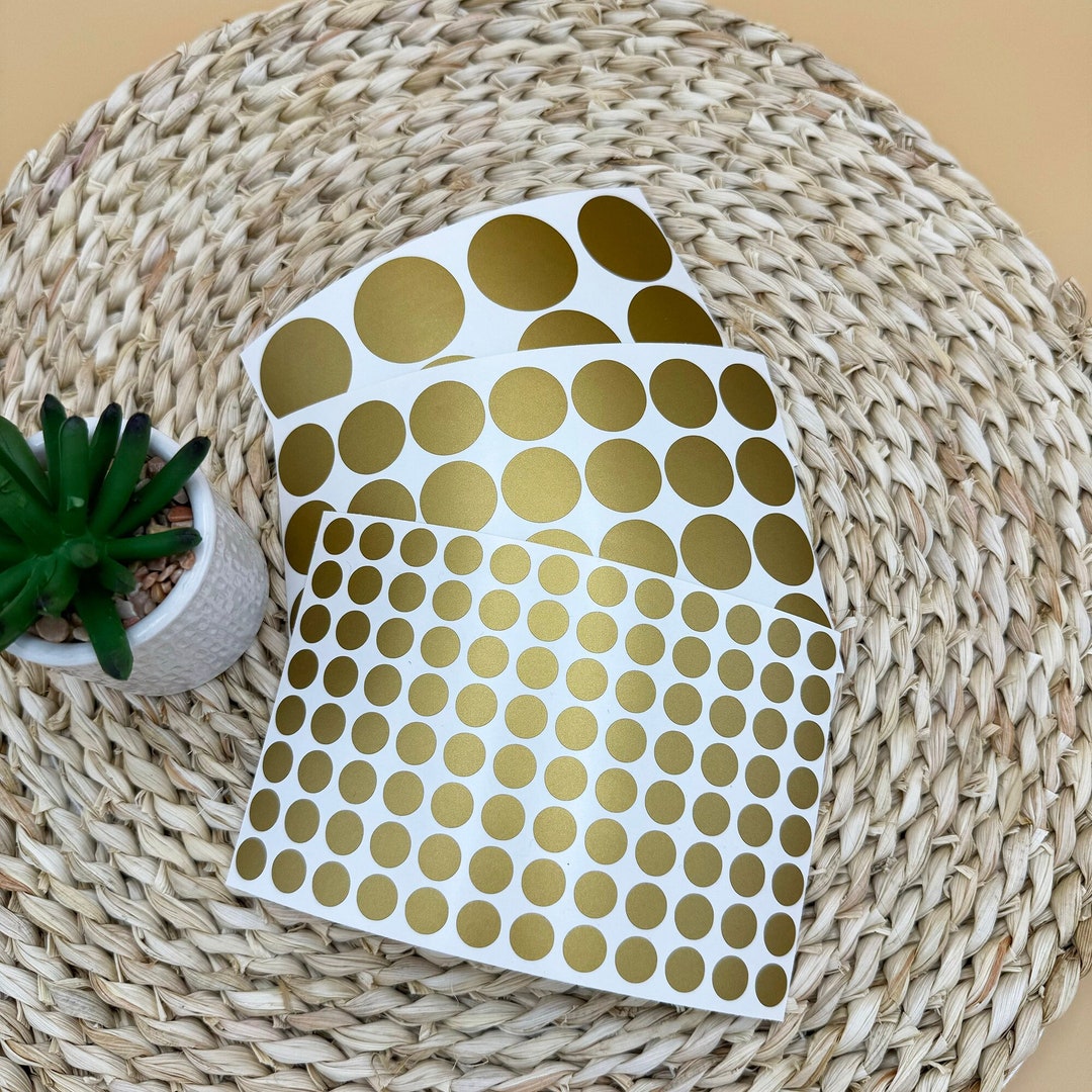 Polka Dot Decals Set, Polka Dot Stickers, Polka Dot Vinyl Decal Set ...