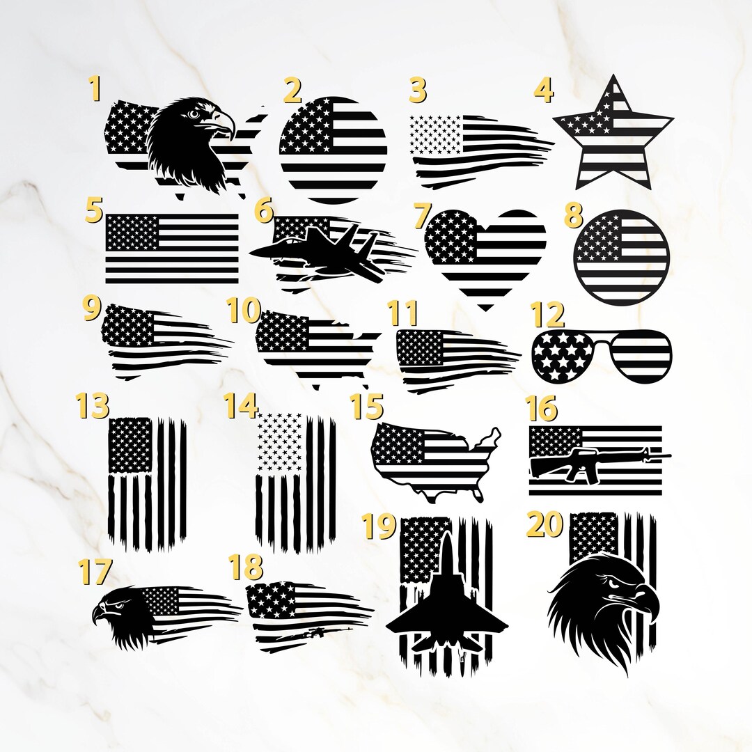 American Flag Decal, USA Flag Decals, USA Flag Stickers, American Flag ...