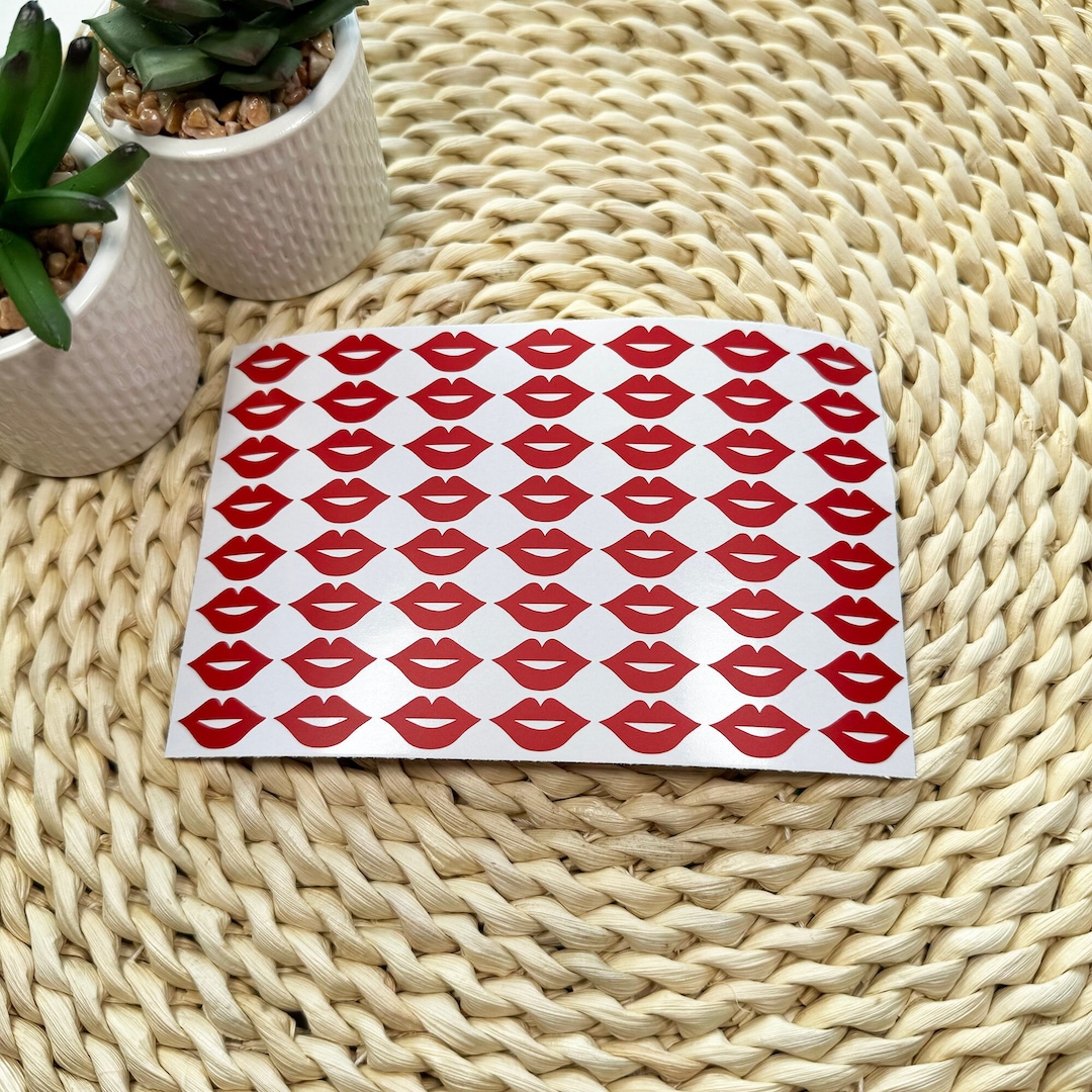 Lips Decals, Lips Stickers, Lips Vinyl Decal Set, Lips Sticker Set ...