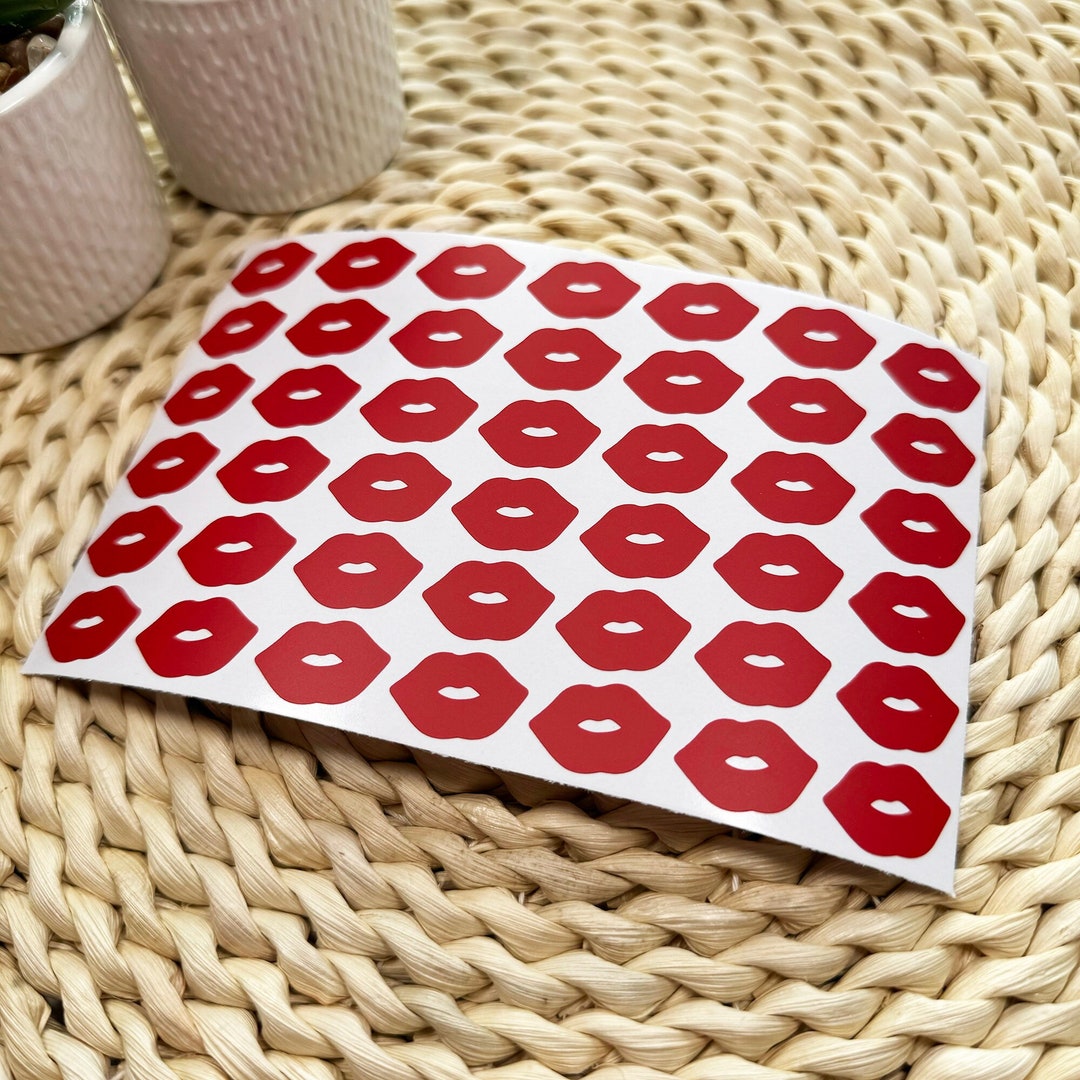 Lips Decals, Lips Stickers, Lips Vinyl Decal Set, Lips Sticker Set ...