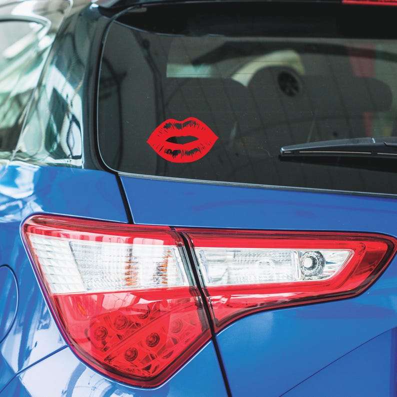 Lips Decals, Lips Stickers, Lips Vinyl Decal Set, Lips Stickers for Car ...