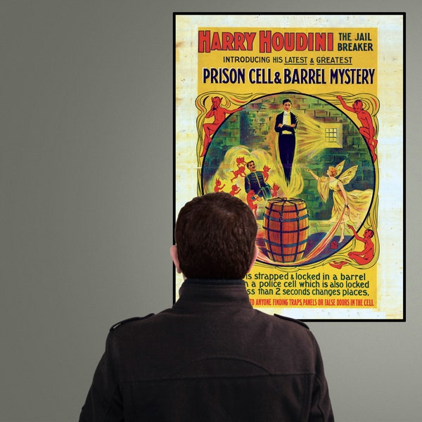 Harry Houdini - Etsy