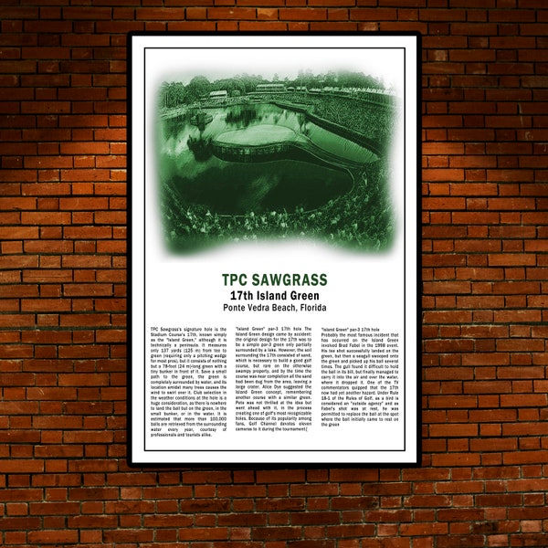 Tpc Sawgrass Poster - Etsy