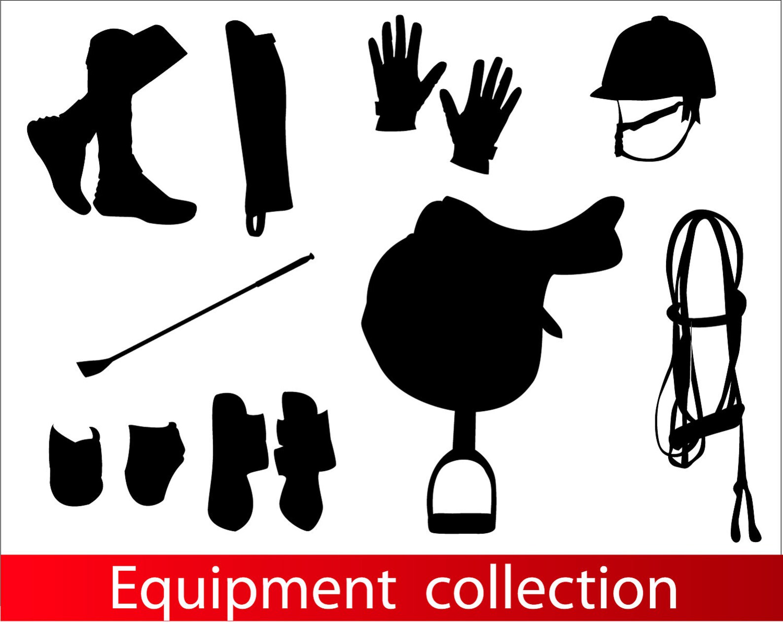 Horse Riding Svg Silhouette Stencil Template Cameo Cricut Vector ...