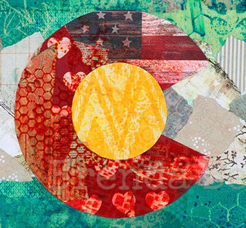 Colorado Flag #3 - "i Love Colorado" - Colorado Flag Art Mixed Media ...