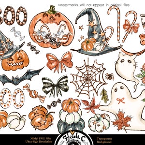 Halloween Clipart, Halloween Clip Art, Pumpkin Clip Art, Halloween ...