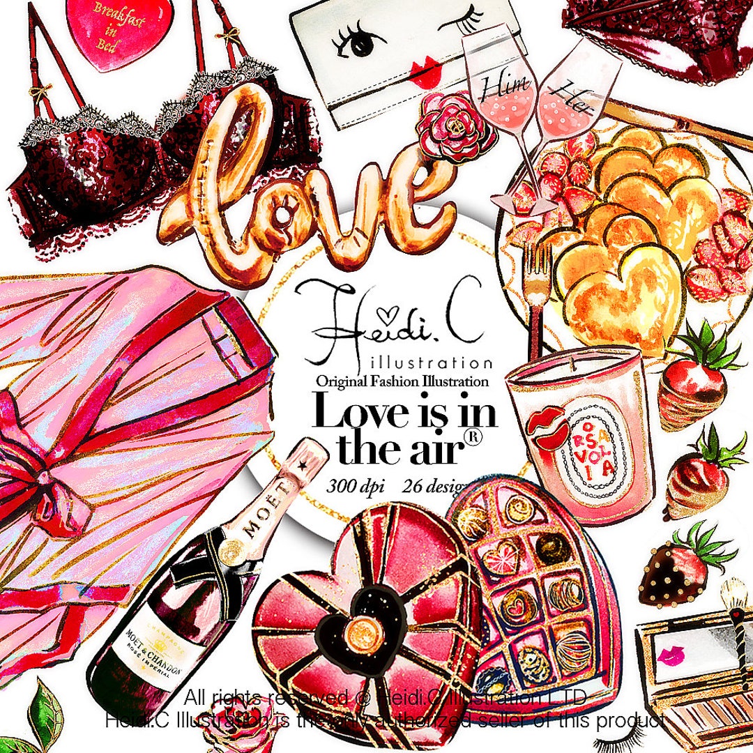 Valentine Clipart Romantic Valentines Love Heart Hearts Anniversary ...