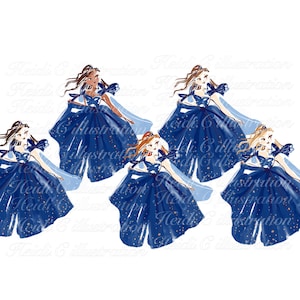 Winter Princess Clipart, Winter Princes Clip Art, Princes Clipart ...