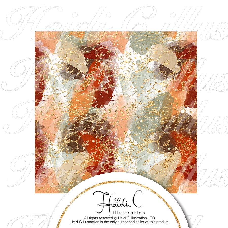 Summer Digital Papers Boho Patterns Download Background Exotic | Etsy