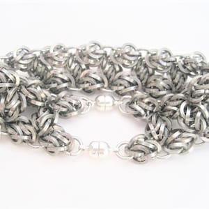 Four Winds Bracelet Thick Chain Bracelet Steel Chain Maille Chunky ...