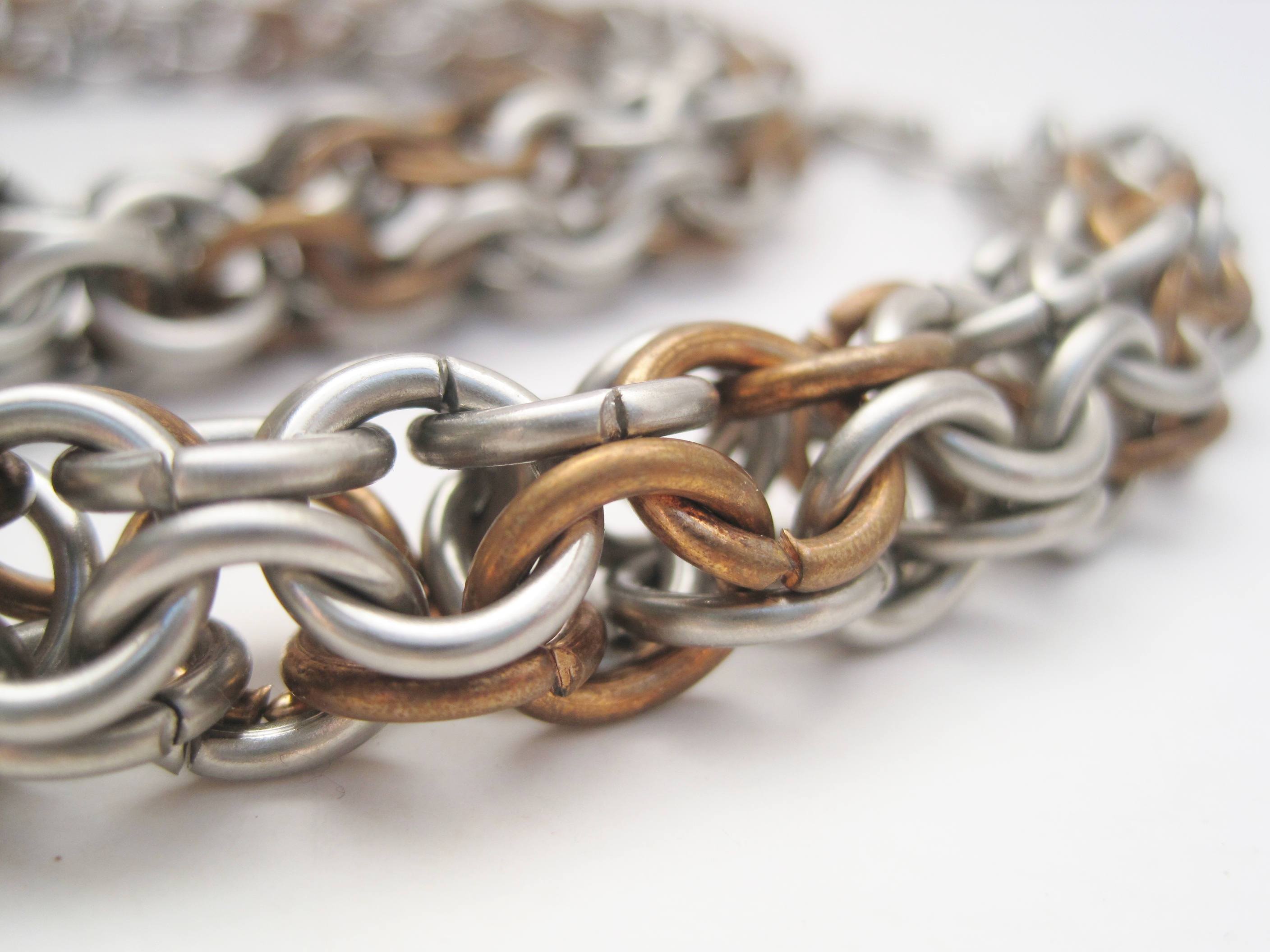 Mens Thick Choker Chain Masculine Chainmail Necklace - Etsy