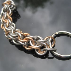 Key Fob for Men - Masculine Keychain - Chain Maille Keyfob - Best ...