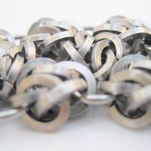 Four Winds Bracelet Thick Chain Bracelet Steel Chain Maille Chunky ...